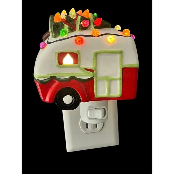 Unbranded | Accents | Camper Night Light45 Red Ceramic Decoration Works ...